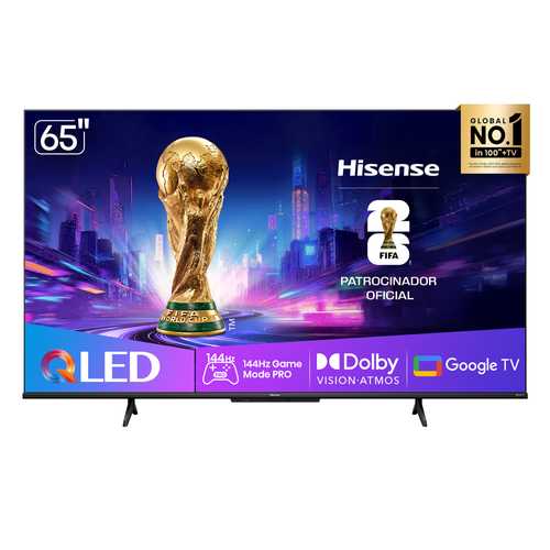 TV Hisense QLED 85" UHD 4K 85Q6N Google TV (2024) | Hisense