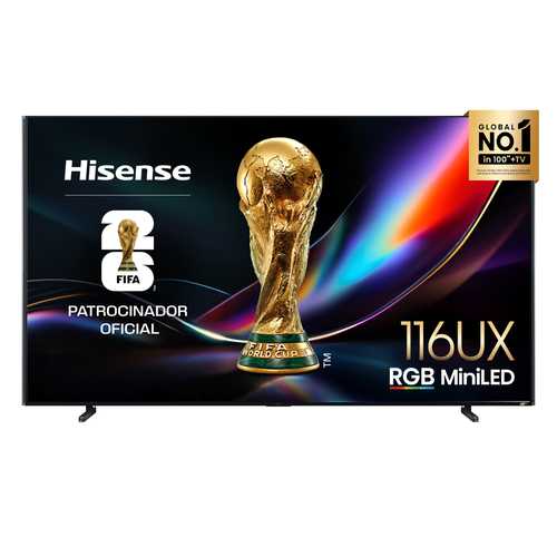 Televisor Hisense 116" RGB MiniLED 116UX | Hisense