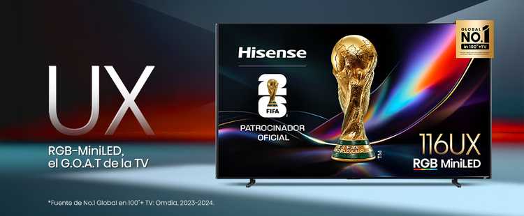 Televisor Hisense 116" RGB MiniLED 116UX | Hisense