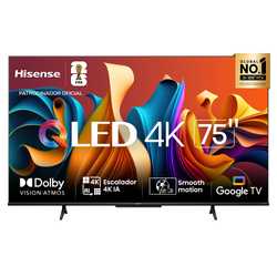 TV Hisense QLED 85" UHD 4K 85Q6N Google TV (2024) | Hisense