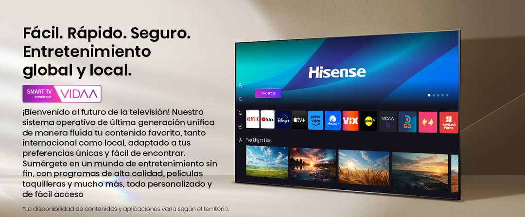 Televisor Hisense LED 43" FHD Smart TV 43A4NV | Hisense
